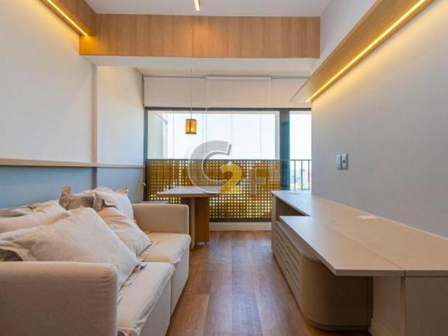 Apartamento Novo mobiliado à venda em Pinheiros, 1 quarto sem vaga