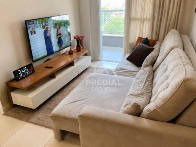 Apartamento novo mobiliado com 54m² no Jardim Satélite com planejados, sacada e lazer completo – Res