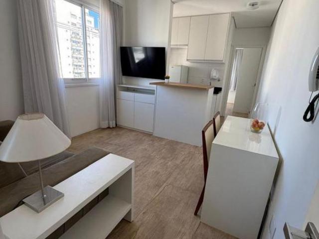 Apartamento novo mobiliado e equipado com 01 vaga na garagem Santa Cecília SP