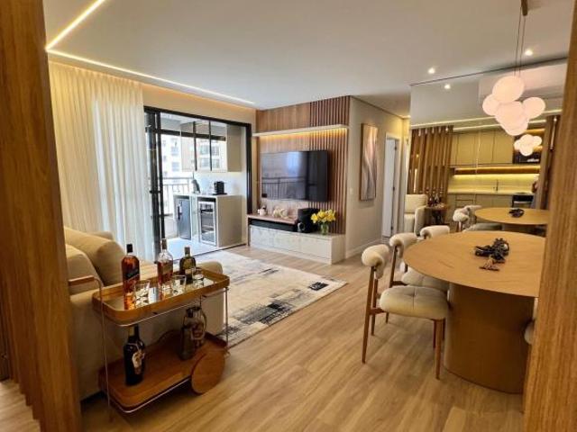 Apartamento novo nunca habitado totalmente mobiliado e decorado 3 dorms e 2 va