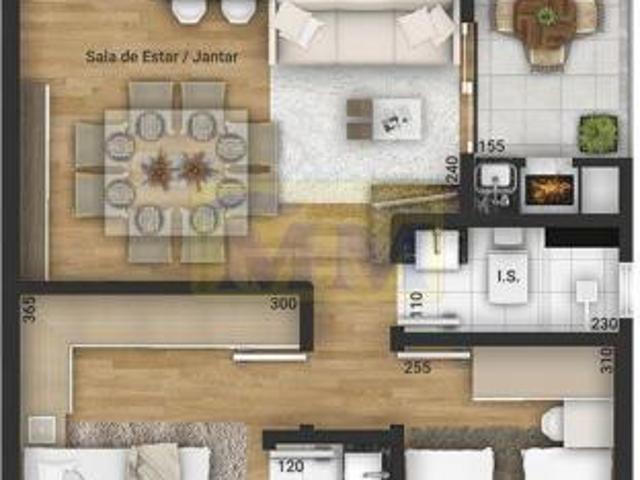 Apartamento Novo no Tingui no 7º Andar! 2 Quartos 1 Suíte com Isolamento Acúst