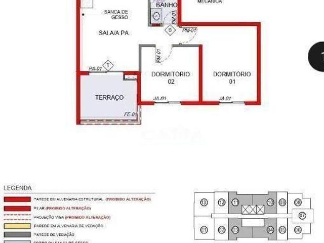 Apartamento Novo à Venda – 2 quartos 1 vaga Em frente ao Metrô Belém