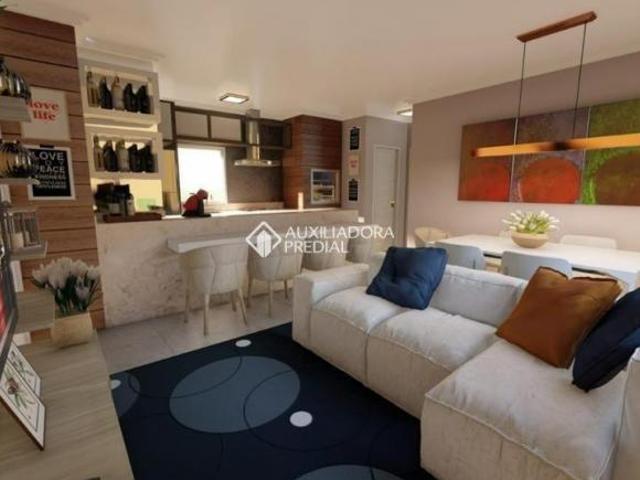Apartamento novo á venda 62,32m² com 2 quartos, cozinha com churrasqueira e box duplo de garagem