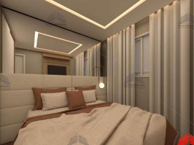 Apartamento novo a venda na Mooca, com 35m², 1 dormitório, sala para 2 ambientes, cozinha, banheiro