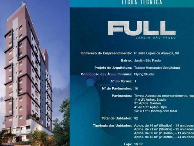 Apartamento Novo, à venda na Vila Paulicéia 40 m² São Paulo/SP