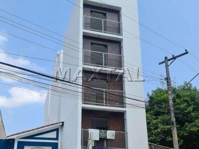 Apartamento novo com 44,53m² 2 dormitórios, sala e cozinha a 400 metros do metrô