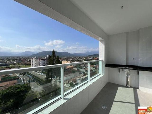 Prédio frente ao mar, apartamento novo 2 quartos sendo 1 suíte, 72 m² por R$ 355.000 Vila Atlântic