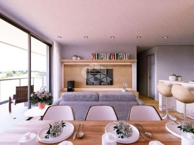 Apartamento novo com 2 quartos, sendo 1 suíte e 1 vaga de garagem no bairro Três Figueiras