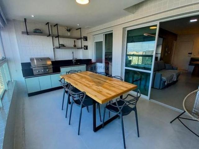 Apartamento Novo com vista para o mar, varanda gourmet, 3 dorm, 1 suite, 2 vagas, Condominio Clube
