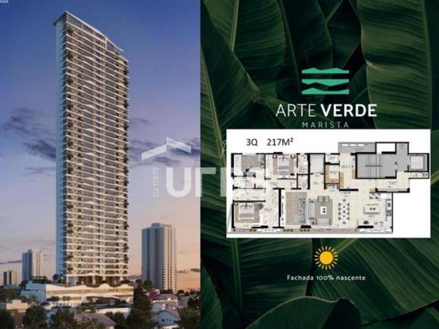 Apartamento Novo de Alto Padrão no Arte Verde Marista | 217 m² | 3 Suítes | Nascente | Elevador Priv