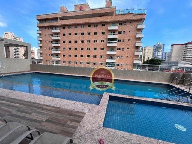 Apartamento novo de 1 quarto mobiliado com churrasqueira a carvao e lazer completo na Aviação em Pra
