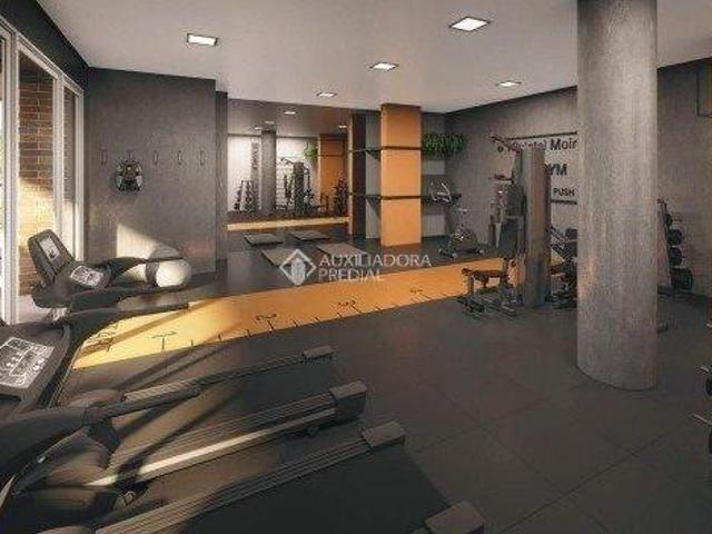Apartamento novo de 1 quarto com suíe e lavabo no Moinhos de Vento
