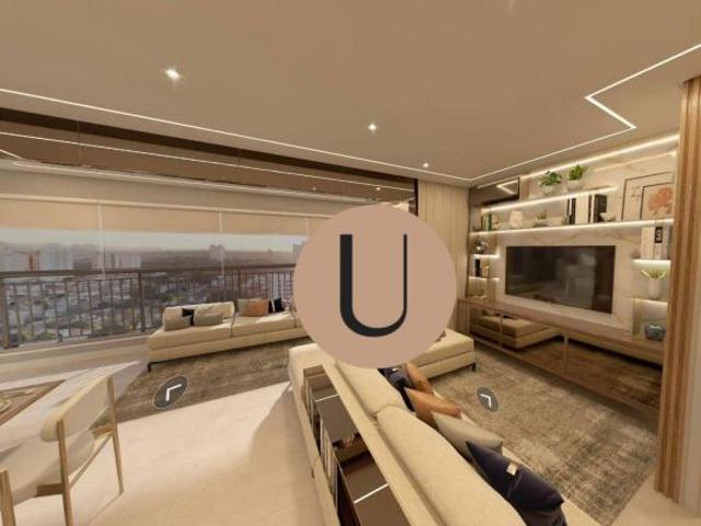 Apartamento novo de 3 dorms 1 suíte + 2 vagas, 116m² na Barra Funda