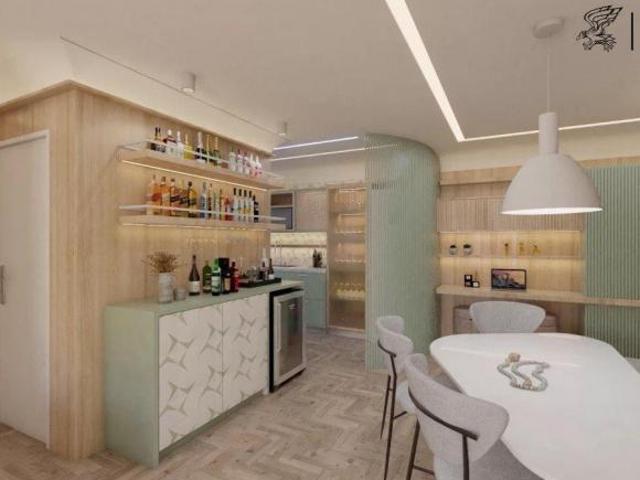 Apartamento NOVO de 90m² no bairro Ahú, com 2 quartos 1 suíte, 2 banheiros e 2 vagas de garagem