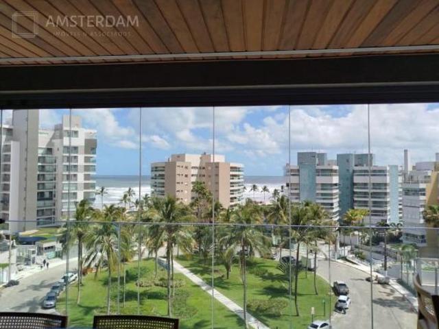 Apartamento novo, decorado, com vista ao Mar na Riviera, com 3 suítes, 2 vagas e 137,52 m²