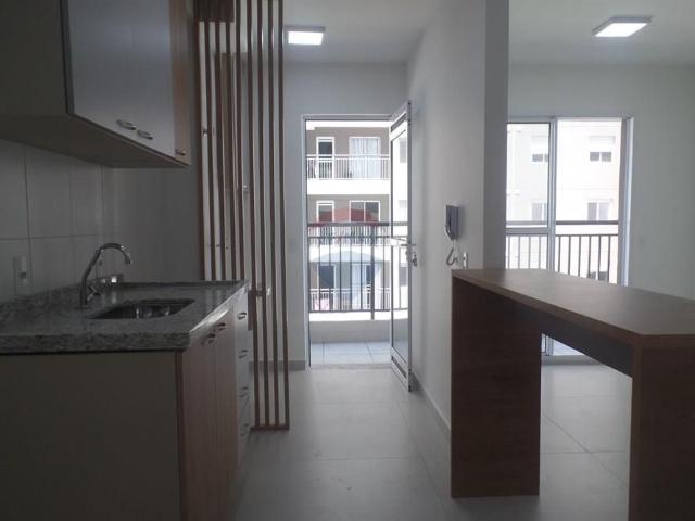 Apartamento novo para locação com 58m², dois quartos e uma vaga de garagem