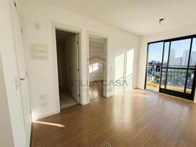 Apartamento NOVO Vila Prudente 36m² 2 quartos, cozinha americana, sala, terraço, banheiro