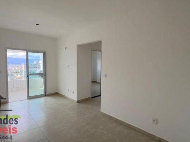 Apartamento novo 280 metros da praia com 2 dormitórios à venda, 63 m² por R$ 445.000 Aviação Prai