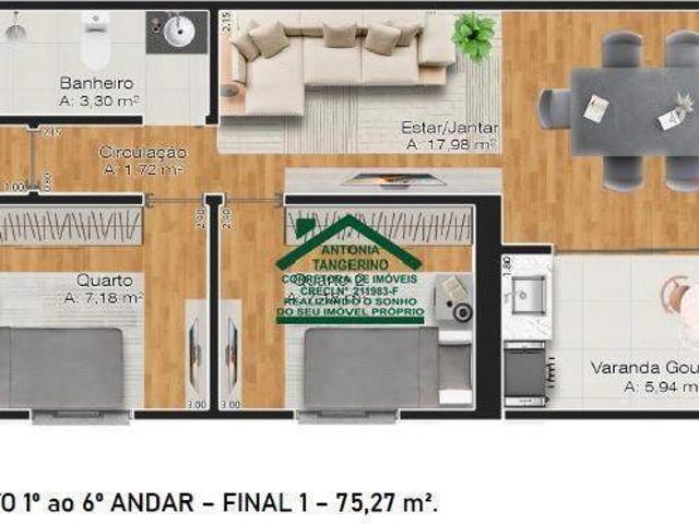 APARTAMENTO NOVO – 3DORMS 1SUÍTE –2VAGAS–RESIDENCIAL GARDÊNIA–JORDANÓPOLIS–ARUJÁ