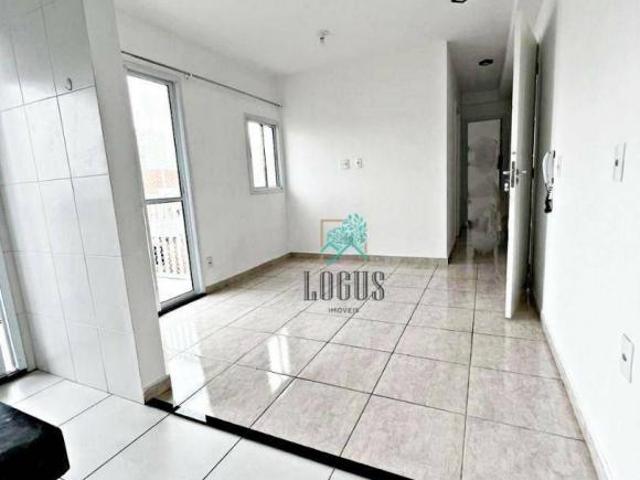 Apartamento NOVO 42m², composto por 2 dormitórios, à venda por R$ 360.000, Santa Maria, Santo André/