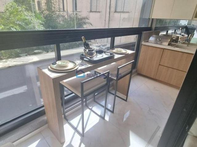 Apartamento Novo 56,71m² entrar e morar, Suíte, Varanda Gourmet,1 vaga, lazer! 950m do Pq. Aclimação