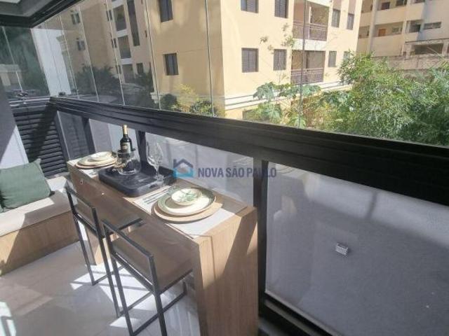 Apartamento Novo 57,35m², Suíte, Varanda Gourmet,1 vaga, lazer! 950m do Pq. Aclimação