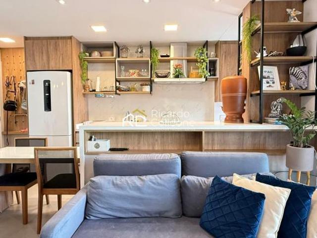 Apartamento NOVO, 75m2, 2 Quartos, 1 Vaga, Mobiliado. Condomínio Trebbiano Ecoville