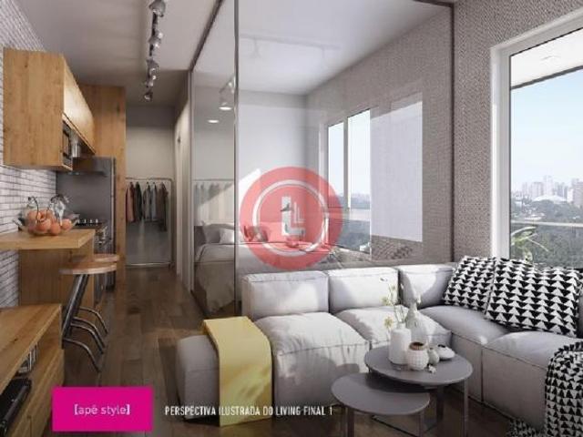Apartamento novoe pronto para morar à venda em Moema, São Paulo SP: 1 quarto, 1 sala, 1 banheiro, 35
