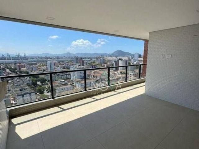 Apartamento Nunca Habitado à Venda Residencial Reserva Brasil Aparecida, Santos SP