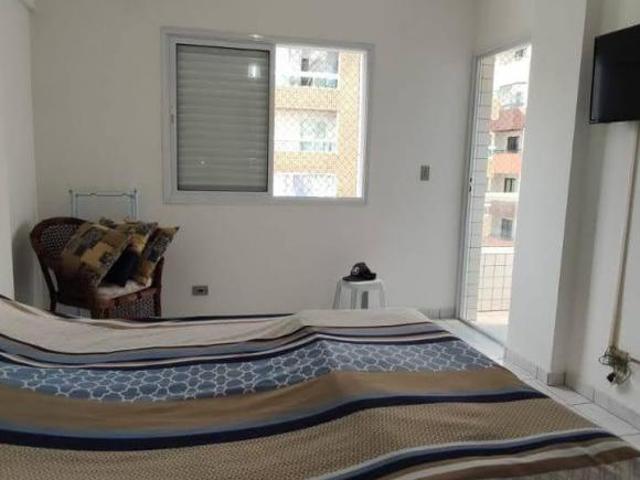 Apartamento Ocian, Praia Grande, 2 Dorms com Suíte, Vista Mar, 90m da Praia