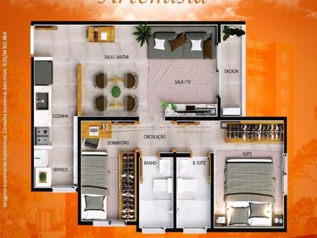 Apartamento Padrão em São Carlos