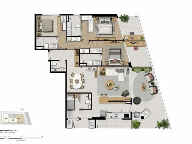Apartamento Padrão / Residencial / Gávea