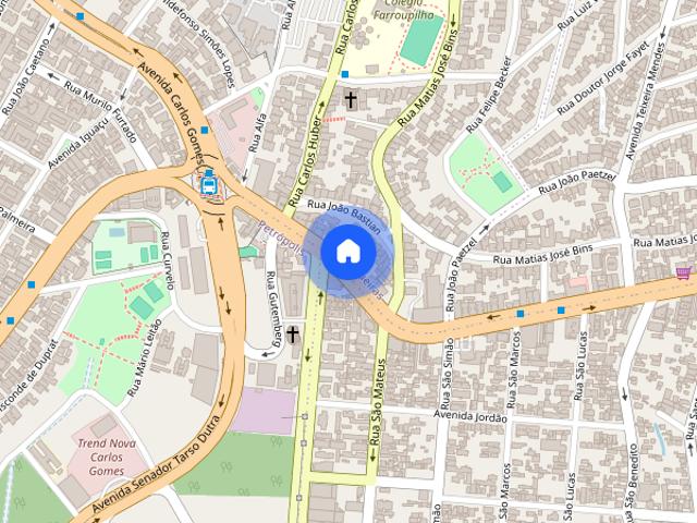 Apartamento para aluguel, 1 quarto, 1 vaga, Jardim Botânico Porto Alegre/RS COD: 24075
