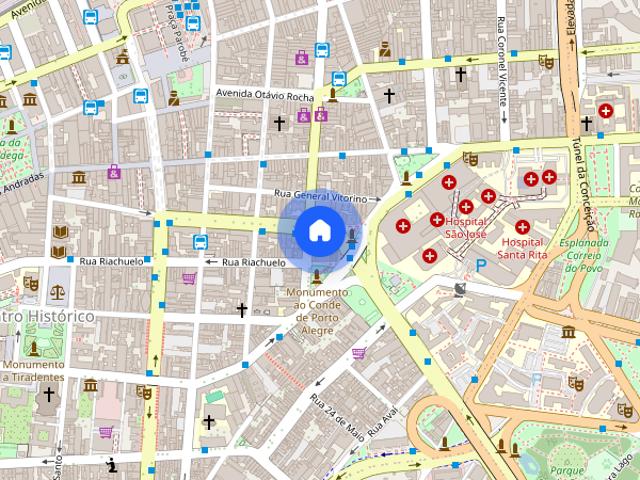 Apartamento para aluguel, 1 quarto, Centro Histórico Porto Alegre/RS COD: 26128