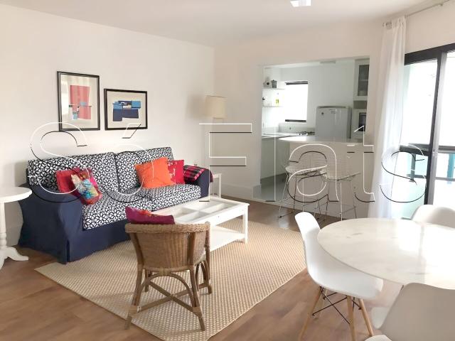 Apartamento para Aluguel com 1 quartos, 56 m² por R$ 4.600