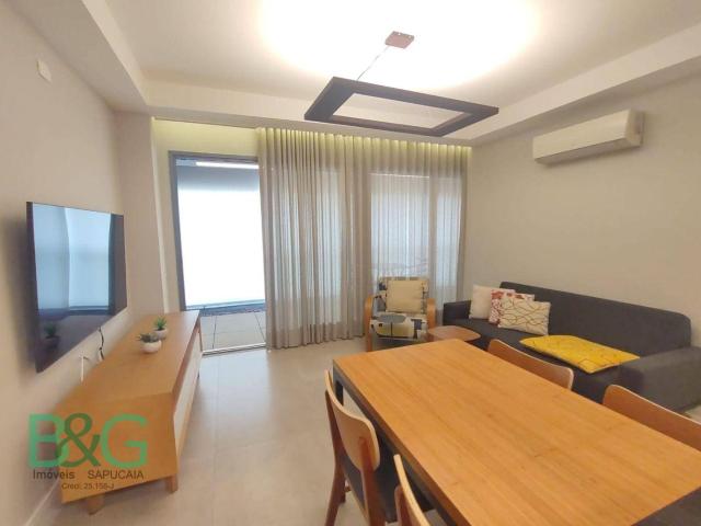 Apartamento para Aluguel com 1 quartos, 64 m² por R$ 7.500
