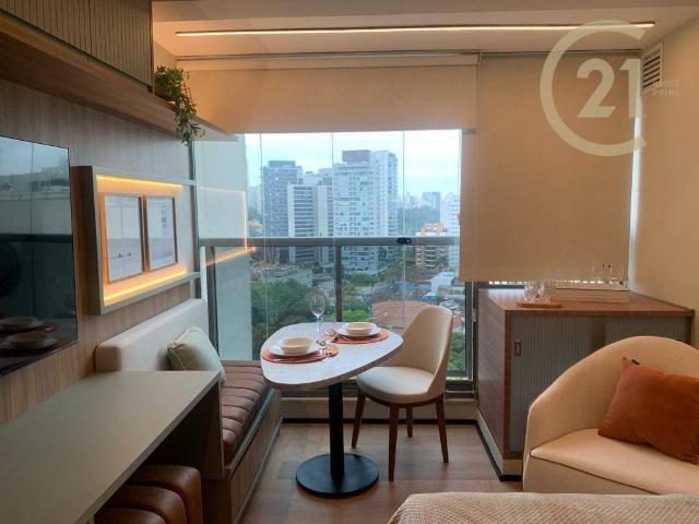 Apartamento para Aluguel com 1 quartos, 25 m² por R$ 3.490