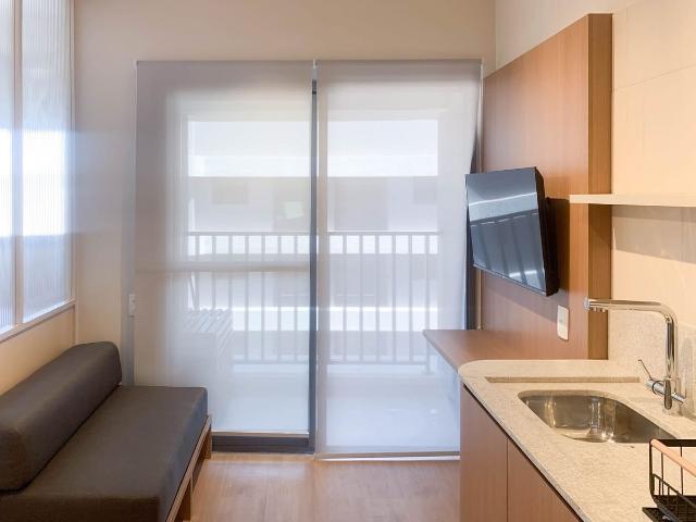 Apartamento para Aluguel com 1 quartos, 25 m² por R$ 4.136