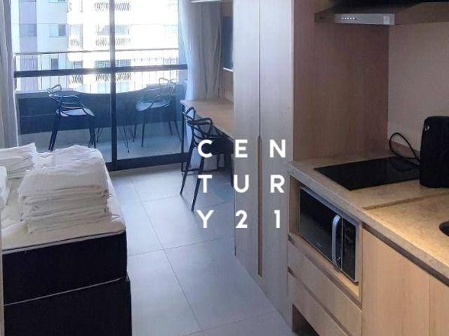Apartamento para Aluguel com 1 quartos, 26 m² por R$ 3.000