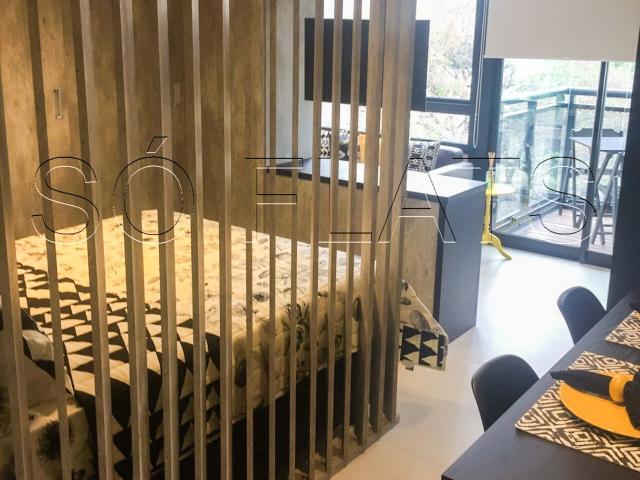 Apartamento para Aluguel com 1 quartos, 29 m² por R$ 4.000