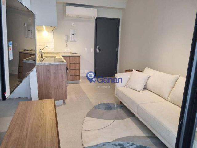 Apartamento para Aluguel com 1 quartos, 38 m² por R$ 6.000