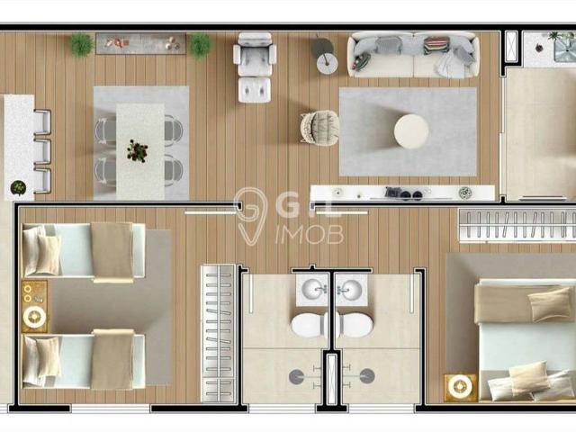 Apartamento para Aluguel com 2 quartos, 68 m² por R$ 1.938