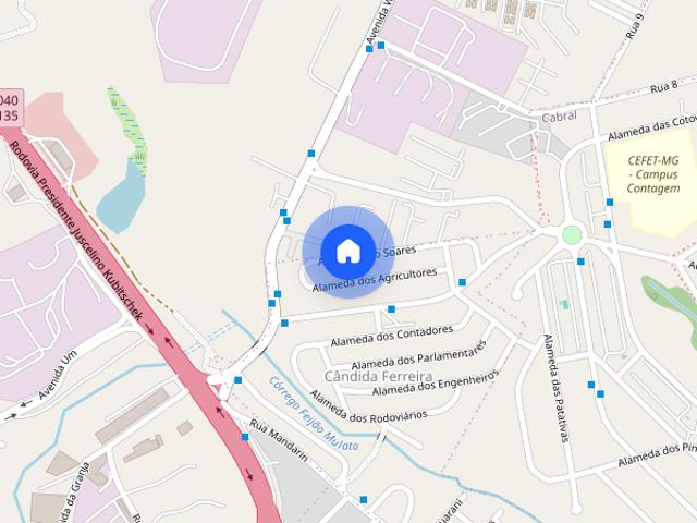 Apartamento para Aluguel Cabral, 2 Quartos, 45 m² Contagem
