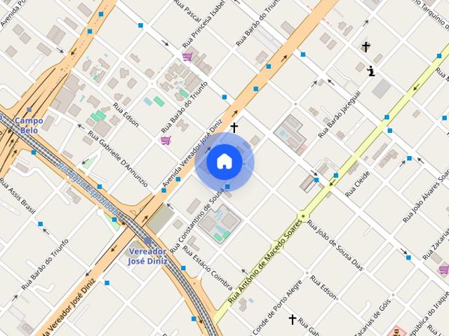 Apartamento para Aluguel Campo Belo, 1 Quarto, 26 m2 São Paulo