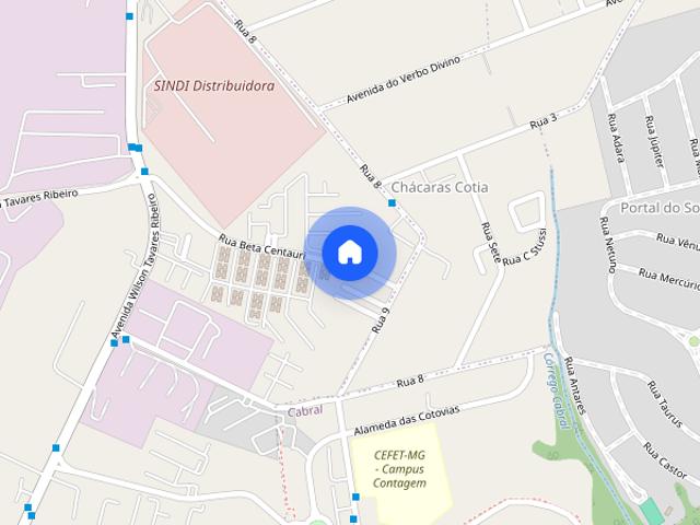 Apartamento para Aluguel Chácara Cotia, 2 Quartos, 55 m² Contagem