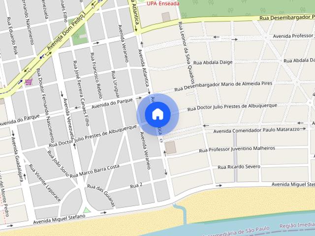 Apartamento para Aluguel Balneário Cidade Atlântica, 3 Quartos, 170 m² Guarujá