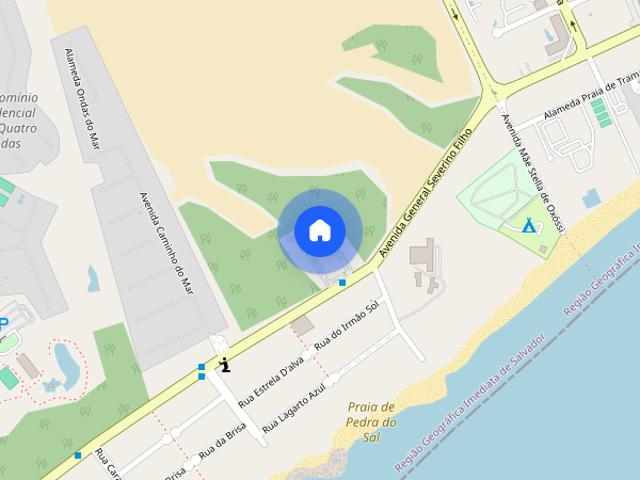 Apartamento para Aluguel Itapuã, 1 Quarto, 24 m² Salvador