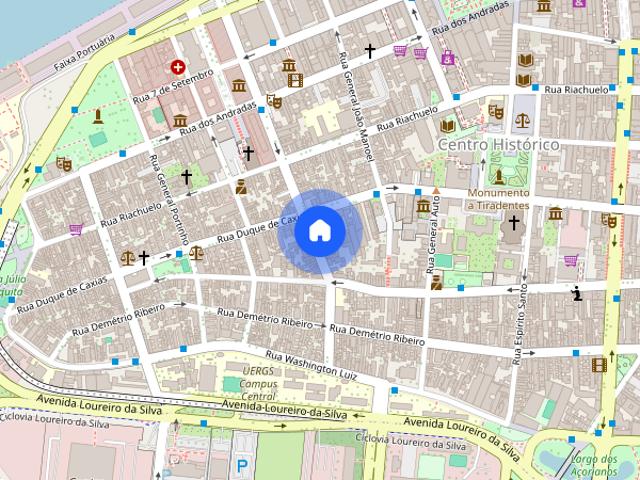 Apartamento para aluguel no Centro Histórico