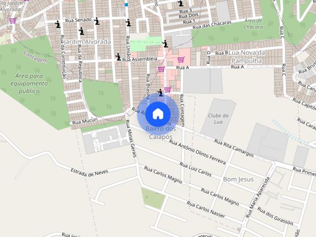 Apartamento para Aluguel Nacional, 2 Quartos, 45 m² Contagem