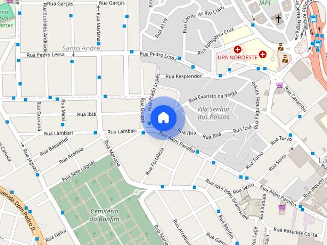 Apartamento para Aluguel Santo André, 1 Quarto, 40 m² Belo Horizonte